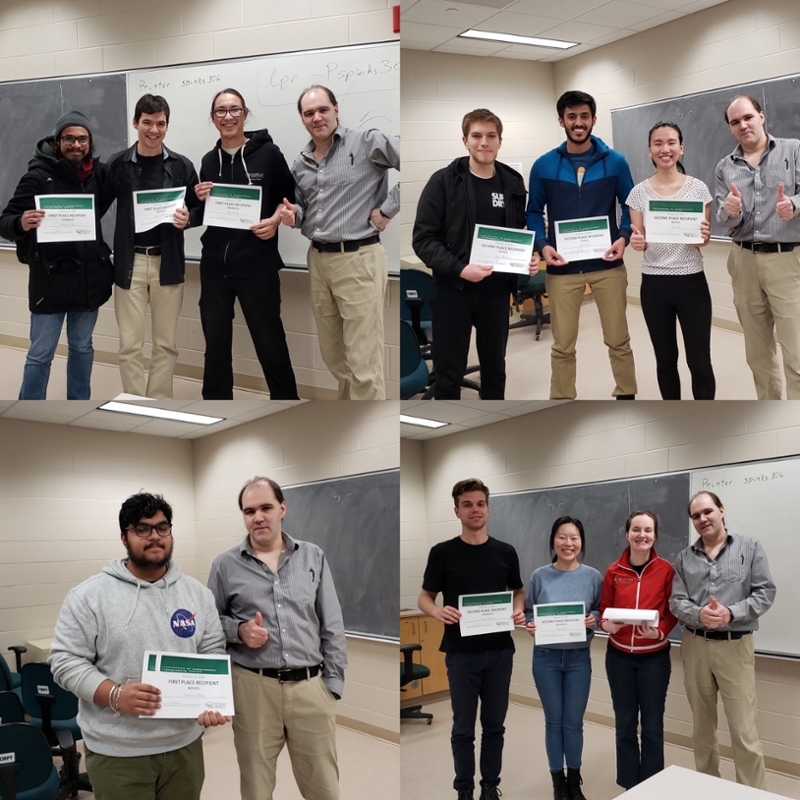 Winter Programming Results - Department of Computer Science ...