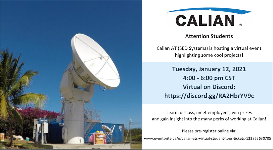 Calian AT (SED Systems) Virtual Student Tour - Department of Computer ...
