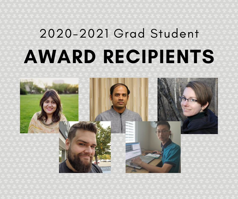 2020-2021 Graduate Student Award Recipients - Department of Computer ...